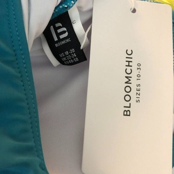 BloomChic | Swim | Bloomchic Ruffle Trim Sculpt Waist Ruched Front One ...